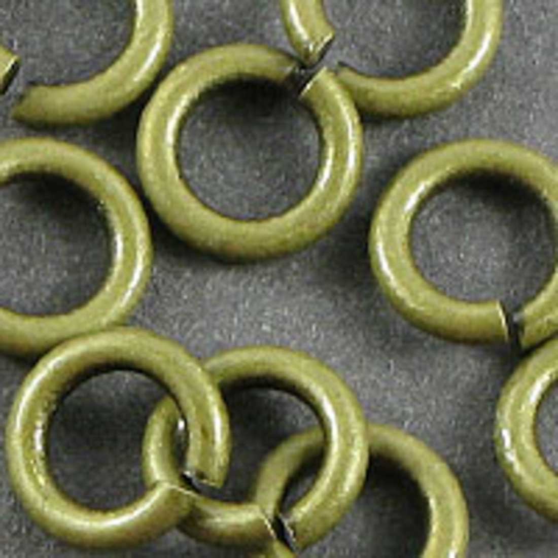 Metal 6mm x 1.2jumpring NF ant brs 100pc – Wholesale Beads