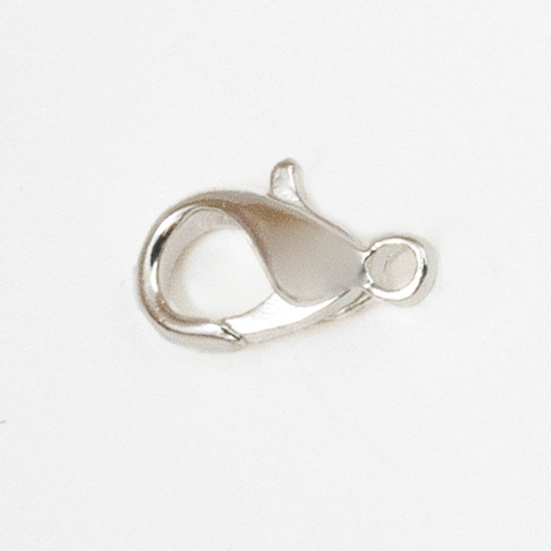 Metal 10mm parrot clasp NF silver 20pcs – Wholesale Beads