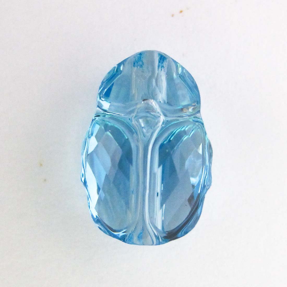 Austrian Crystals 12mm 5728 Scarab AQUA 2pcs – Wholesale Beads