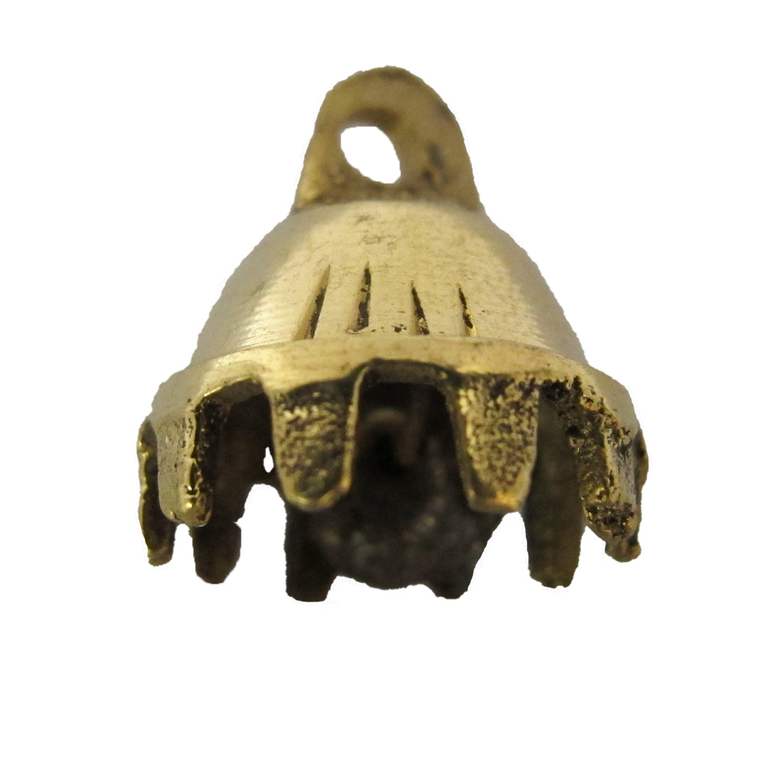 Metal 17x17mm brass bell + ringer 1piece – Wholesale Beads