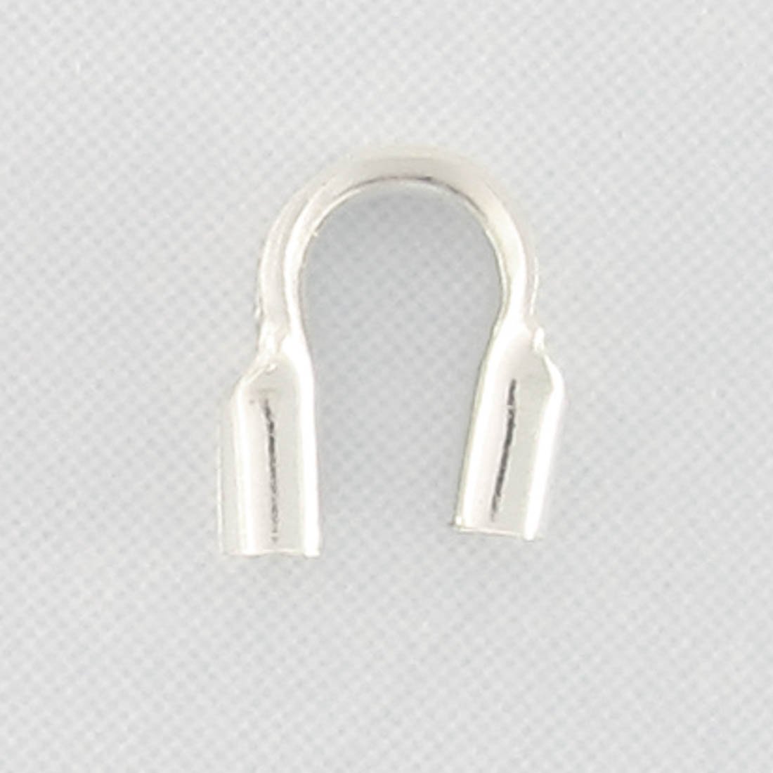 Sterling sil 0.78mm ID wire protect 10p – Wholesale Beads